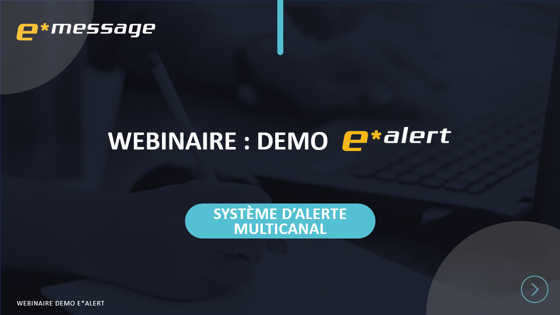Webinaire : démo e*alert - e*Message